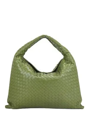 Bottega Veneta Bottega Veneta Large Hop Bag Matcha & Muse Brass