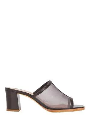 Staud Alessandra Heel - Espresso Mesh