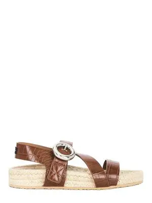 Stella McCartney Gaia Cocco Alter Reptile Sandal - Brown