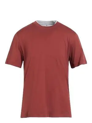 Brunello Cucinelli T-shirt Mauve Size Cotton - Red