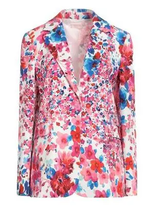 LIU •JO Floral-print Blazer - White