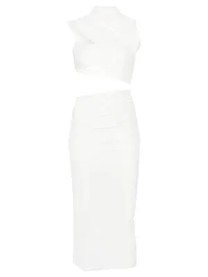 AMAZUIN Musia Midi Dress - White