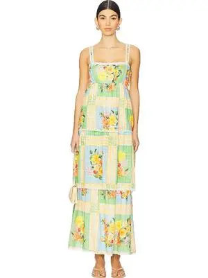 Show Me Your Mumu Peyton Midi Dress - Country Bouquet