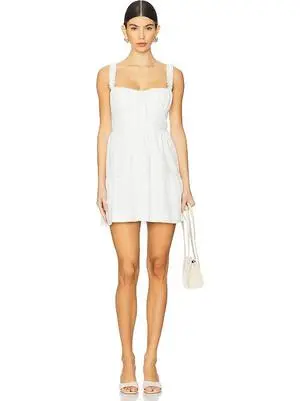 Show Me Your Mumu Rosie Mini Dress - White Cottage