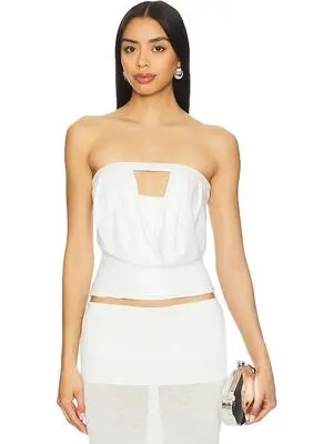 Superdown Bea Tube Top - White