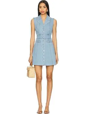 Paige Vida Denim Mini Dress - Jocelyn