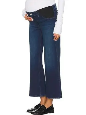 Paige Anessa Maternity Wide Leg Jeans - Overdrive