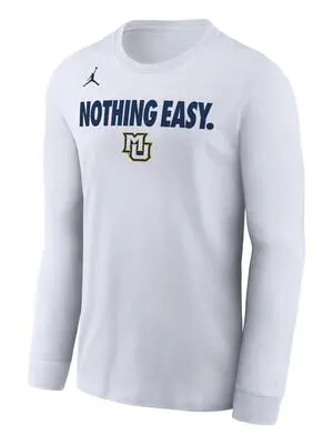 JORDAN Marquette College Long-sleeve T-shirt - White