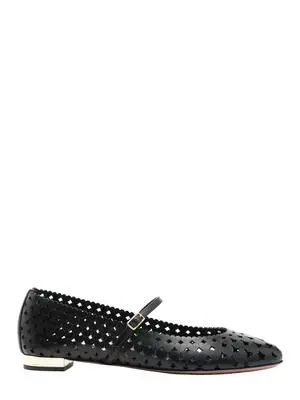 AQUAZZURA Amourose Ballet Flats - Black
