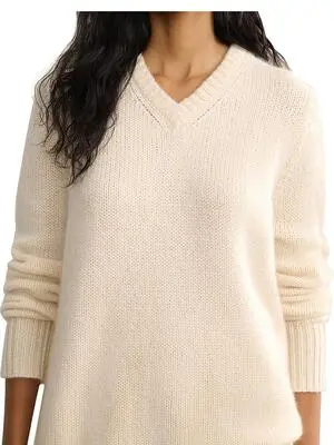Jenni Kayne Kate Cashmere Sweater - Ivory