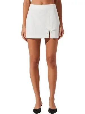 Astr The Label Sophie Mini Skirt - White