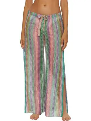 BECCA® By Rebecca Virtue Beach Knit Cover-up Pants - Multi