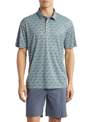 SWANNIES Ridge Floral Golf Polo