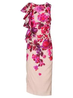 Essentiel Antwerp Hayleigh Midi Dress - Pink