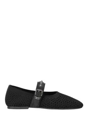 Ash Bijoux Ballerina Flats - Black