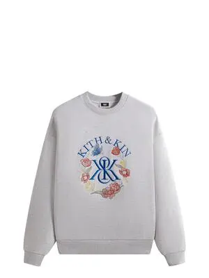 Kith K&k Monogram Nelson Crewneck - Grey