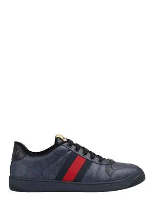 Gucci Screener Gg Supreme Sneakers - Blue