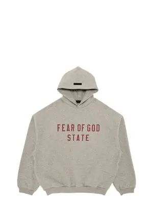 Fear Of God Fleece Hoodie 'dark Heather - Grey