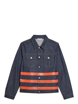 Helmut Lang 3-zip Trucker Denim Jacket - Raw Indgo
