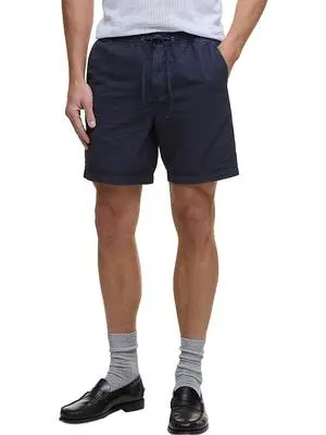 Barbour Barbour Seersucker Relaxed Shorts Navy