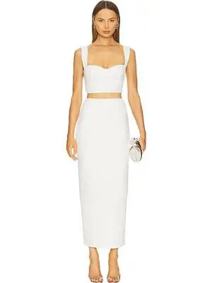 Superdown Veneda Skirt Set - White