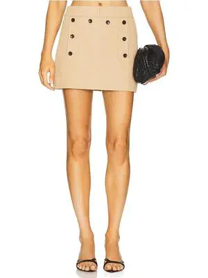 A.L.C. Elli Mini Skirt - Desert Beige