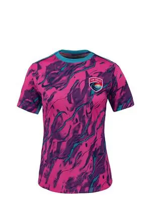 Nike San Diego Wave Fc 2025 Nwsl Pre-match Top - Blue
