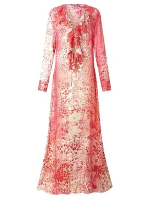 ROBERTO CAVALLI Roberto Cavalli Jaguar-Print Midi Dress