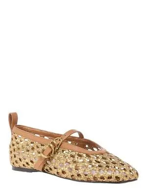 Rag & Bone Spire Mary Jane Flats - Gold