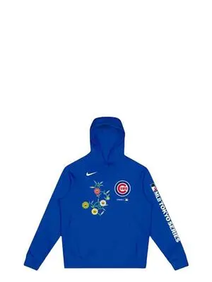 Nike X Takashi Murakami Mlb World Tour Tokyo Series 2025 Cubs Hoodie - Blue