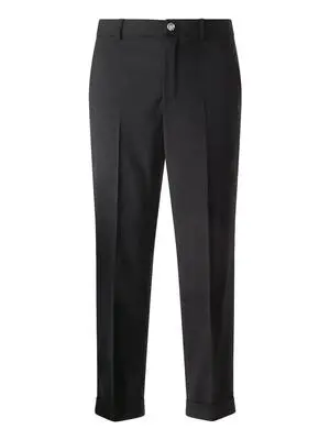 Roberto Cavalli Cropped Trousers - Black