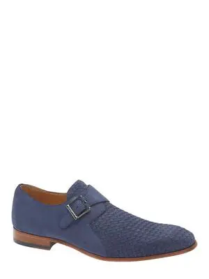 Mezlan Ayllon Monk Strap Loafer - Blue