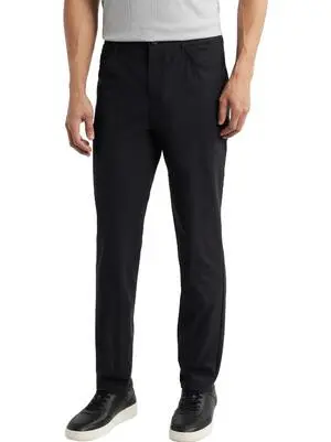 Zella Driver Slim Fit Five-Pocket Trousers Black Caviar