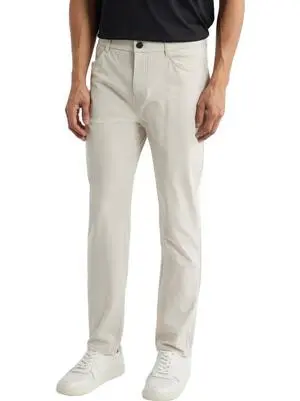 Zella Driver Slim Fit Five-Pocket Trousers Grey Moonbeam