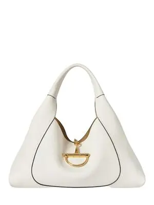 Gucci Softbit Shoulder Bag - White