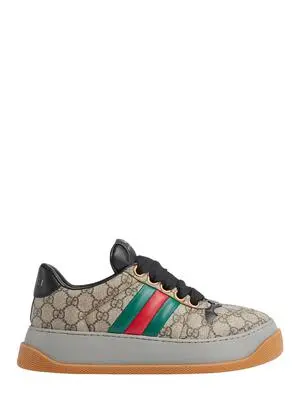 Gucci Screener Gg Monogram Sneakers - Brown