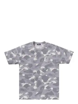 A BATHING APE City Camo Large Ape Head Tee - Grey