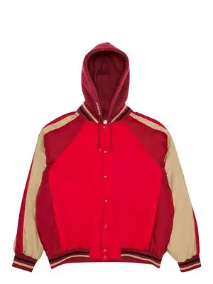 Supreme Hooded Stadium Jacket - Red