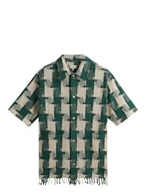 Kith Jumbo Houndstooth Boxy Collared Overshirt - Multicolor