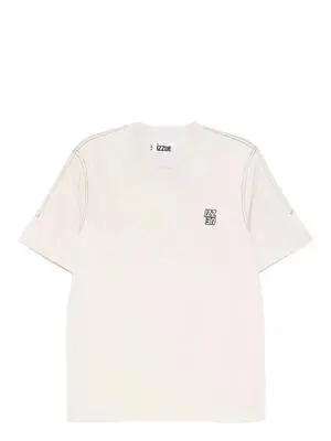 IZZUE Logo-embroidered T-shirt