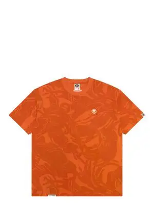 AAPE BY *A BATHING APE® Camouflage-print T-shirt - Orange