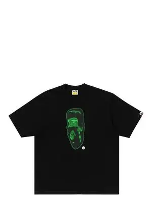 A BATHING APE Spray Frankenstein Relaxed Fit Tee - Black