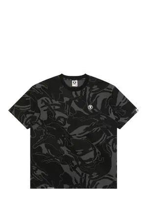AAPE BY *A BATHING APE® Ape Camouflage T-shirt - Black