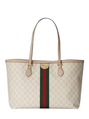 Gucci Ophidia Medium Gg Tote - Cream