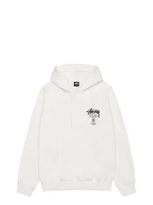 StÜssy World Tour Hooded Sweatshirt - White