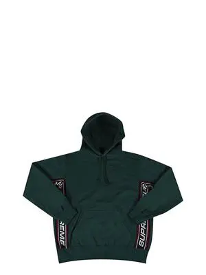 Supreme Text Rib Hooded Sweatshirt - Green