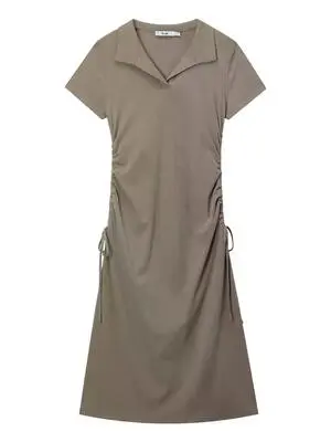 B+AB Drawstring Dress - Brown