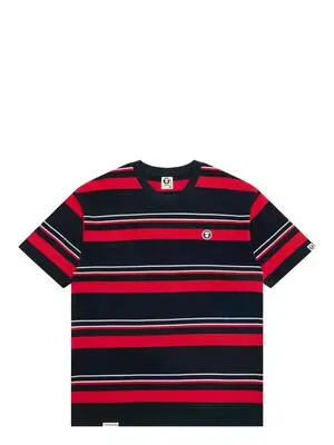 AAPE BY *A BATHING APE® Striped T-shirt - Black