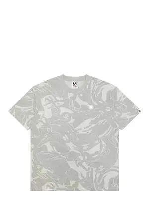 AAPE BY *A BATHING APE® Camouflage-print T-shirt - Grey