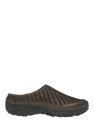 Merrell Leather Woven Slides - Mole